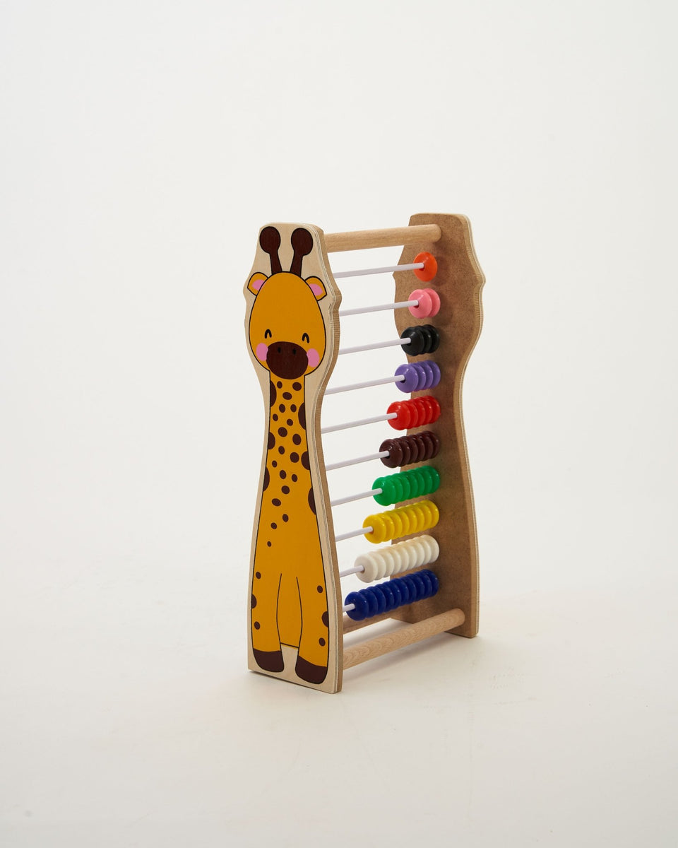 Counting Fun with Giraffe-Themed Wooden Abacus – UATOYS