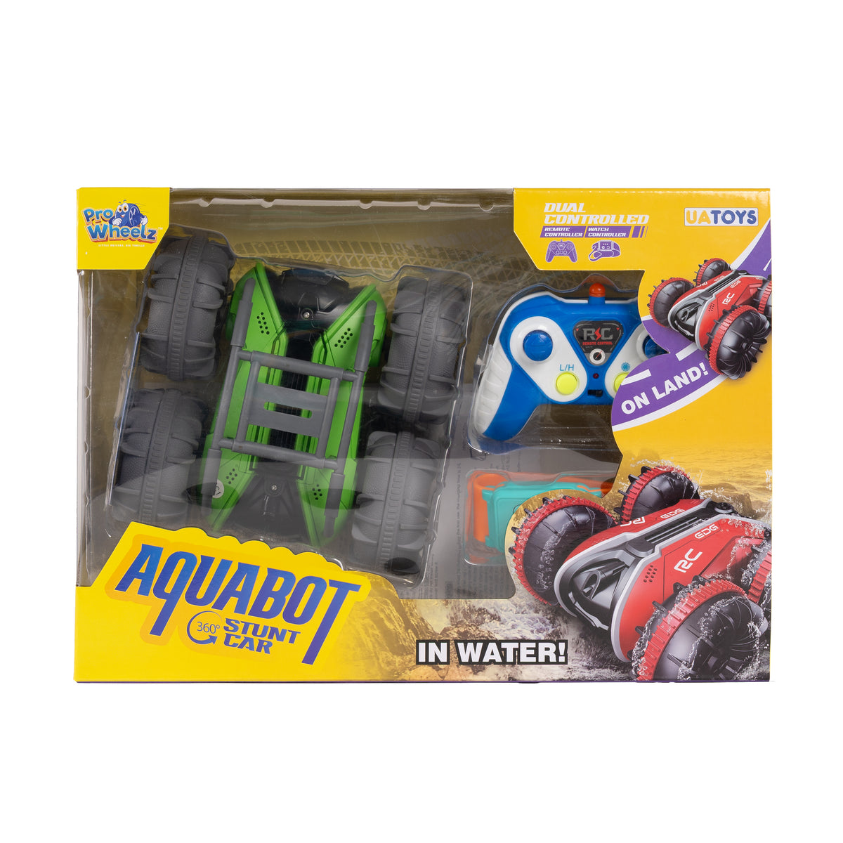 Aquabot RC – Dual Mode Land & Water Stunt Car with Watch Control – UATOYS