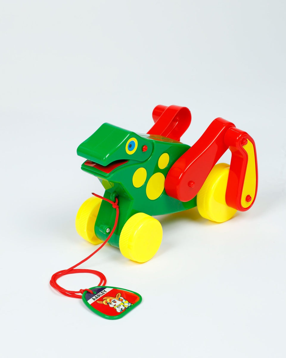 Prince Frog Pull-Along Toy - Royal Hopper for Playtime – UATOYS