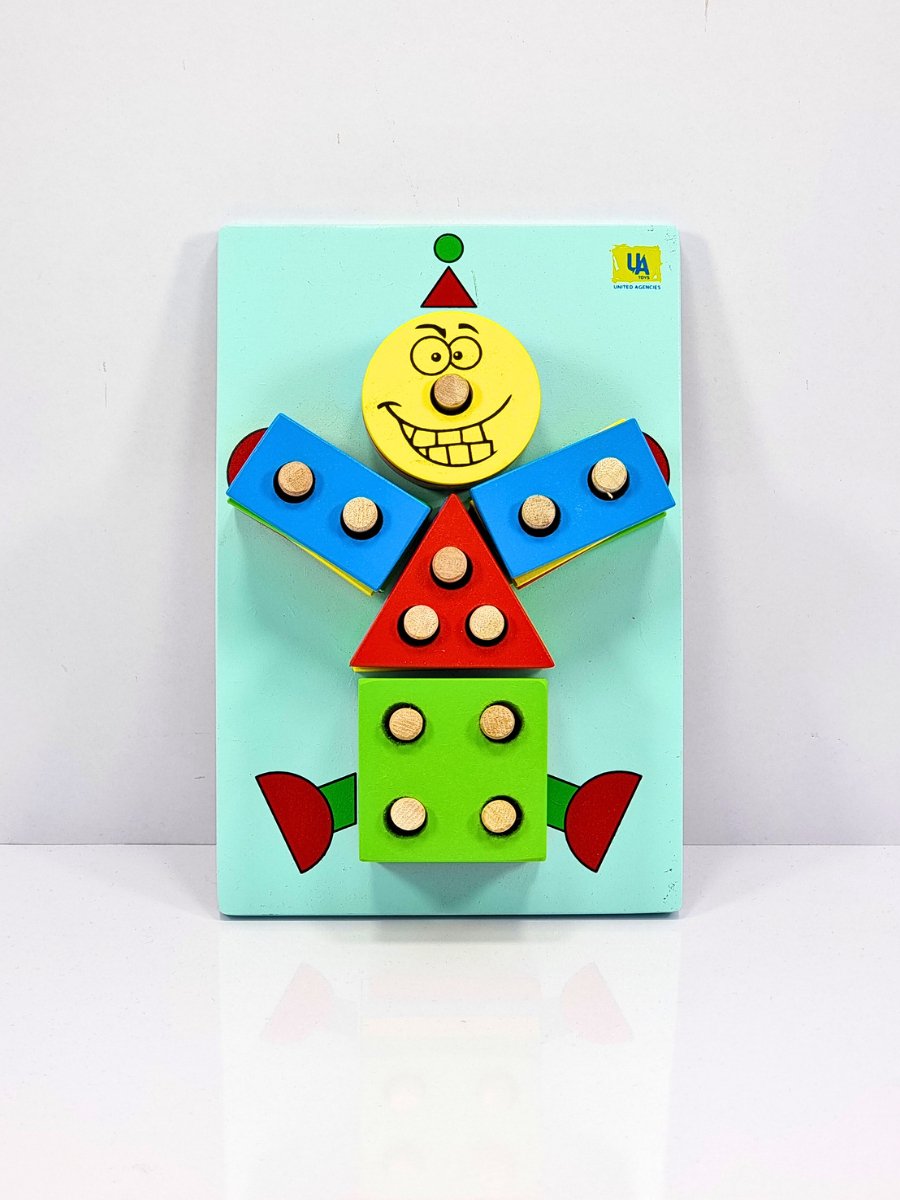 Laugh & Learn with Clown-Themed Shape Sorting Puzzle – UATOYS